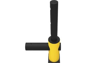 4250912311244 - Dancop International Gmbh - Verkehrsbarriere Spezialkunststoff vierzeilig Endpfosten Höhe 1200 mm Breite 600 mm gelb schwarz