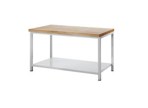 4040376981981 - Werkbank Gestellbauweise 1 Ablageboden Stahlblech Tiefe 900 mm Breite 1500 mm RAU