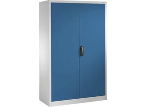 4069361487154 - ACURADO Universalschrank BxT 1200 x 600 mm lichtgrau   enzianblau C+P