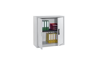4062084809821 - Stahlschrank mit Flügeltüren HxBxT 1000 x 1000 x 420 mm lichtgrau C+P