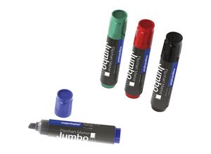 4013695047607 - Flipchartmarker JUMBO Strichstärke 2 - 10 mm VE 8 Stk farbig sortiert magnetoplan
