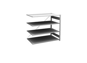 4250623774925 - Sideboard-Steckregal verzinkt Höhe 1200 mm 4 Böden Anbauregal Bodentiefe 800 mm Fachlast 190 kg hofe