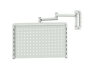 4014641197278 - Lochwand für Grundschwenkrahmen lichtgrau HxB 400 x 628 mm ANKE