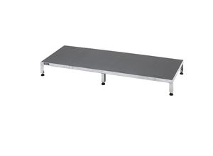 4054666008579 - eurokraft pro Arbeitsplattform Höhenverstellbereich 165 - 230 mm mit Siebdruckplatte Plattform LxB 1510 x 610 mm feuerverzinkt