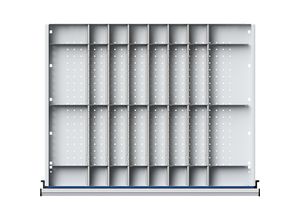 4014641062125 - Einteilungssatz für Schubladen-BxT 750 x 600 mm ⅛-Teilung für Fronthöhe 180 - 360 mm ANKE