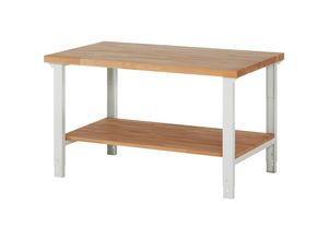 4061753036964 - eurokraft pro Werkbank Baukastensystem Serie 7000 1 Ablageboden BxT 1500 x 900 mm