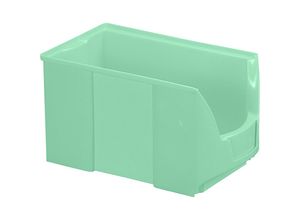 8055520303041 - FUTURA-Sichtlagerkasten aus Polyethylen LxBxH 360 x 208 x 201 mm VE 8 Stk grün kaiserkraft