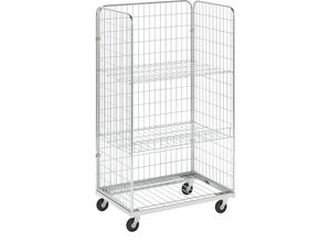 4053137100521 - Rollbehälter Kommissionierwagen BxT 900 x 600 mm Höhe 1585 mm Rad-Ø 100 mm ab 10 Stk kaiserkraft
