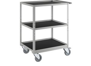 6416763071555 - Regalwagen mit 3 Böden ESD-Ausführung Länge 450 mm Treston