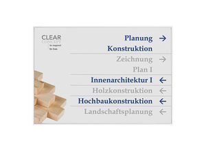 4060081700646 - MADRID Silver Line™ Wegweiser DIN A4 quer HxB 2125 x 2995 mm silber kaiserkraft