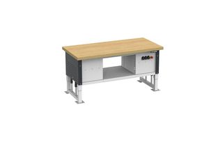 4024733016790 - Schwerlasttisch elektrisch höhenverstellbar Plattenbreite 1685 mm Flächentraglast 2000 kg anthrazitgrau RAL 7016 kaiserkraft