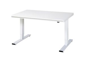 4040376073105 - Arbeitstisch elektrisch höhenverstellbar - Tragkraft 300 kg Höhe 720 - 1120 mm ESD-Melaminplatte BxT 1500 x 1000 mm RAU