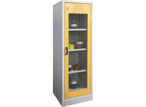 4260281963906 - Feuerbeständiger Gefahrstoffschrank Typ 30 1 Sichtfenstertür HxBxT 1935 x 595 x 535 mm LaCont