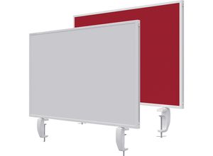 4013695064444 -  magnetoplan Tischtrennwand VarioPin 1108006 800x500mm rot 4013695064444 Magnetoplan Holtz