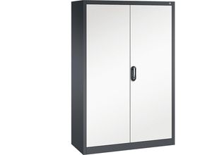 4069361486140 - ACURADO Universalschrank BxT 1200 x 500 mm schwarzgrau   reinweiß C+P