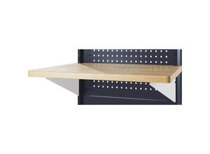4014641082109 - Arbeitsplatte für Trennwandelement Trapez BxT 830   1000 x 500 mm inkl Einhängewinkel ANKE