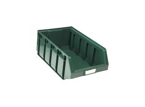 8029926001009 - Sichtlagerkasten aus Polyethylen LxBxH 480 x 297 x 189 mm grün VE 12 Stk kaiserkraft