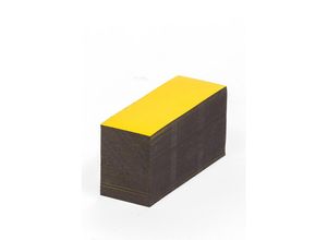 4250870300410 - Magnet-Lagerschilder gelb HxB 25 x 80 mm VE 100 Stk kaiserkraft