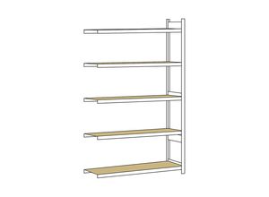 4004514215628 - SCHULTE Weitspannregal mit Spanplatte Höhe 3000 mm Spannweite 1500 mm Anbauregal Tiefe 600 mm