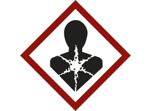 4061466047677 - Gefahrstoffkennzeichen Gesundheitsgefahr VE 10 Stk Folie 105 x 105 mm kaiserkraft