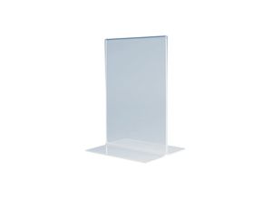 4013695047546 - Tischaufsteller gerade Polystyrol HxB 215 x 100 mm VE 5 Stk magnetoplan