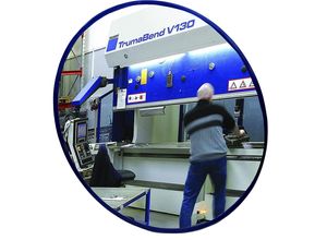 4061753007315 - eurokraft pro Rundspiegel mit Teleskop-Wandarm zur festen Montage Spiegel-Ø 500 mm