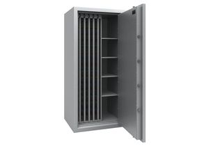 5901468304479 - Schlüsseltresor mit ausziehbaren Zwischenwänden VDMA B und Euro-Norm S2 2400 Haken 4 Fachböden HxBxT 1806 x 836 x 700 mm kaiserkraft