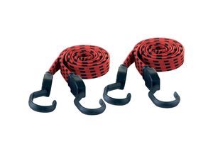 0700604840711 - KRANE Gummi-Spanngurt schwarz   rot VE 2 Stk Länge 1200 mm kaiserkraft
