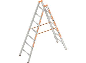 4035209004289 - Sprossen-Stehleiter beidseitig begehbar 2 x 7 Sprossen Layher
