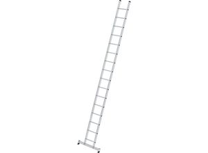 4031405103160 - MUNK Anlegeleiter mit Sprossen Profiausführung Breite 420 mm 16 Sprossen mit nivello®-Traverse