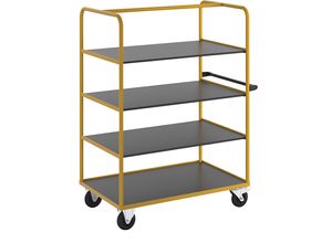 4054666003901 - Profi-Regal- und Etagenwagen 3 Etagenböden LxBxH 1350 x 800 x 1750 mm kaiserkraft