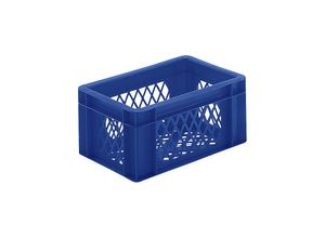 4031022019783 - Euro-Format-Stapelbehälter Wände und Boden durchbrochen LxBxH 300 x 200 x 145 mm blau VE 5 Stk kaiserkraft