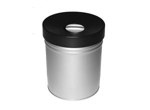 4260058004757 - Abfallbehälter selbstlöschend Volumen 30 l HxØ 415 x 344 mm grau kaiserkraft