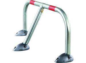 3234640056395 - Sperrbügel klappbar zum Aufdübeln mit Zylinderschloss BxH 380 x 420 mm Mottez