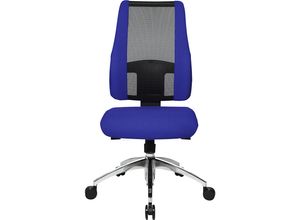 4014296966991 - Bürostuhl AIR SYNCRO Netzrückenlehne mit aufgepolsterten Seitenteilen schwarz   blau Topstar