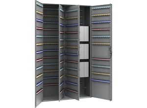 4061753018458 - Schlüsselschrank 2-türig HxBxT 1300 x 730 x 250 mm 940 Haken kaiserkraft