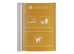 4060081700448 - SYDNEY™ Wegweiser DIN A4 hoch HxB 297 x 233 mm Beschriftungsfläche HxB 297 x 200 mm kaiserkraft