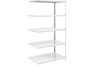 4061753030351 - eurokraft pro Schraubregal Bauart leicht kunststoffbeschichtet Regalhöhe 2000 mm Bodenbreite 1000 mm Tiefe 800 mm Anbauregal