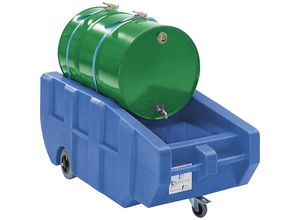 5060399592741 - PE-Fass-Transport- und -Abfüllwagen Auffangvolumen 230 l LxBxH 1600 x 740 x 640 mm kaiserkraft
