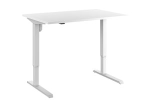 4061753259790 - eurokraft basic Schreibtisch Venla elektrisch höhenverstellbar gerade BxT 1200 x 800 mm weiß weiß