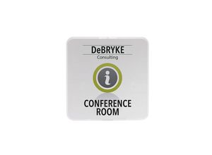 4060081700318 - MAXI™ Türschild HxB 150 x 150 mm VE 3 Stk 2-teilig kaiserkraft