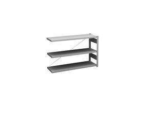 4250623774697 - Sideboard-Steckregal verzinkt Höhe 825 mm 3 Böden Anbauregal Bodentiefe 400 mm Fachlast 180 kg hofe