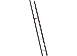 8711563135376 - Altrex Alu-Anlegeleiter mit Sprossen schwarz 10 Sprossen