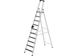 4031405416307 - Stufen-Stehleiter einseitig begehbar mit clip-step r 13 10 Stufen - Günzburger Steigtechnik
