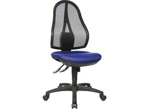 4014296972633 - Bürostuhl OPEN POINT SY ohne Armlehnen Netzrückenlehne schwarz Bezug royalblau Topstar