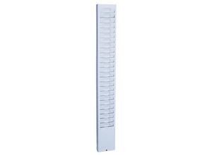 4030275000357 - Kartenkasten für 25 Stempelkarten für 25 Stempelkarten HxBxT 930 x 115 x 40 mm grauweiß kaiserkraft