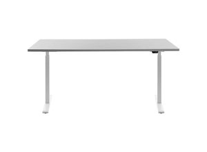 4014296873794 - Sitz-Steh-Schreibtisch E-Table TTS16080WG elektrisch höhenverstellbar 70-120cm (H) 160cmx80cm (BxT) rechteckig lichtgrau   W