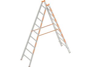 4035209004302 - Sprossen-Stehleiter beidseitig begehbar 2 x 9 Sprossen Layher