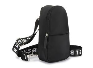 4068223583959 - Umhängetasche kleiner Rucksack Damen Gr B H T 14cm x 26cm x 75cm schwarz Textil unifarben Taschen Crossbody Bag Handtasche Schultertasche Mini Bag VEGAN
