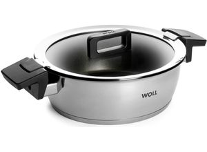 4054359003645 - Bratentopf WOLL Concept Töpfe Gr 34 l + Ø 24 cm + Höhe 8 cm silberfarben Bratentöpfe Topf Induktion